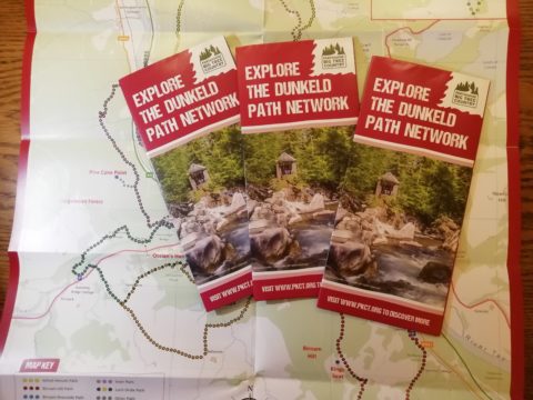 Map of the Dunkeld Path Network - Historic Dunkeld