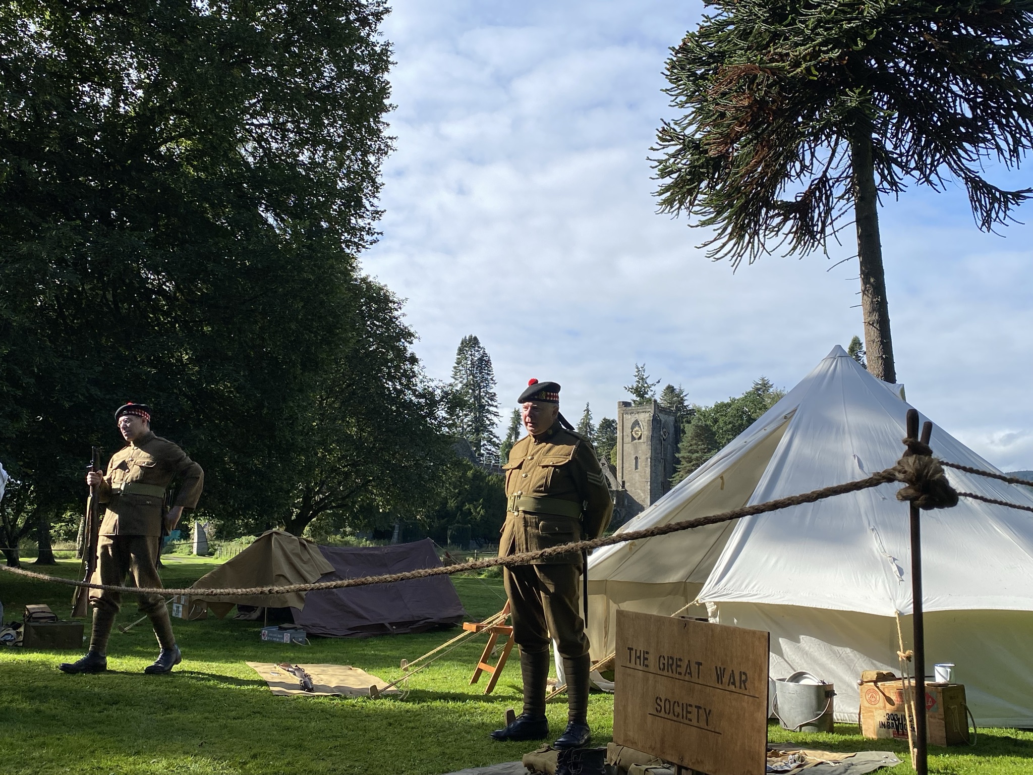 Scottish Horse return to Dunkeld - Historic Dunkeld